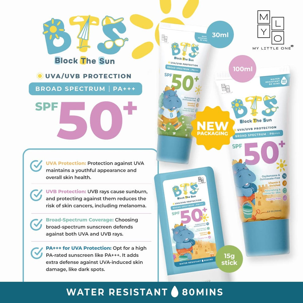 MyLO BTS Sunscreen Stick & Sunblock Lotion – Adertek Baby & Kids