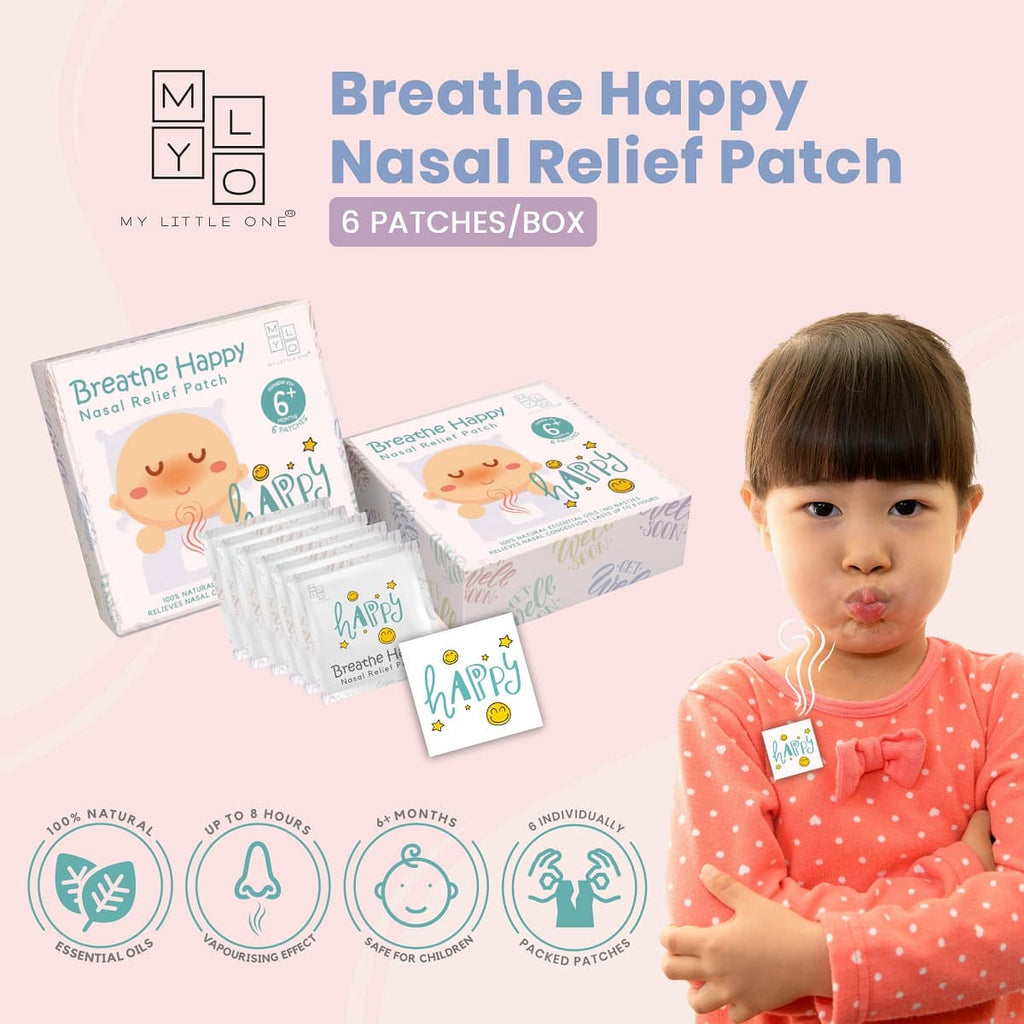MyLO Breathe Happy Nasal Relief Patch (6 patches / box) – Adertek Baby ...