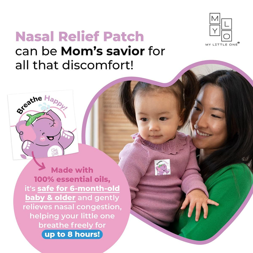 MyLO Breathe Happy Nasal Relief Patch (6 patches / box) – Adertek Baby ...