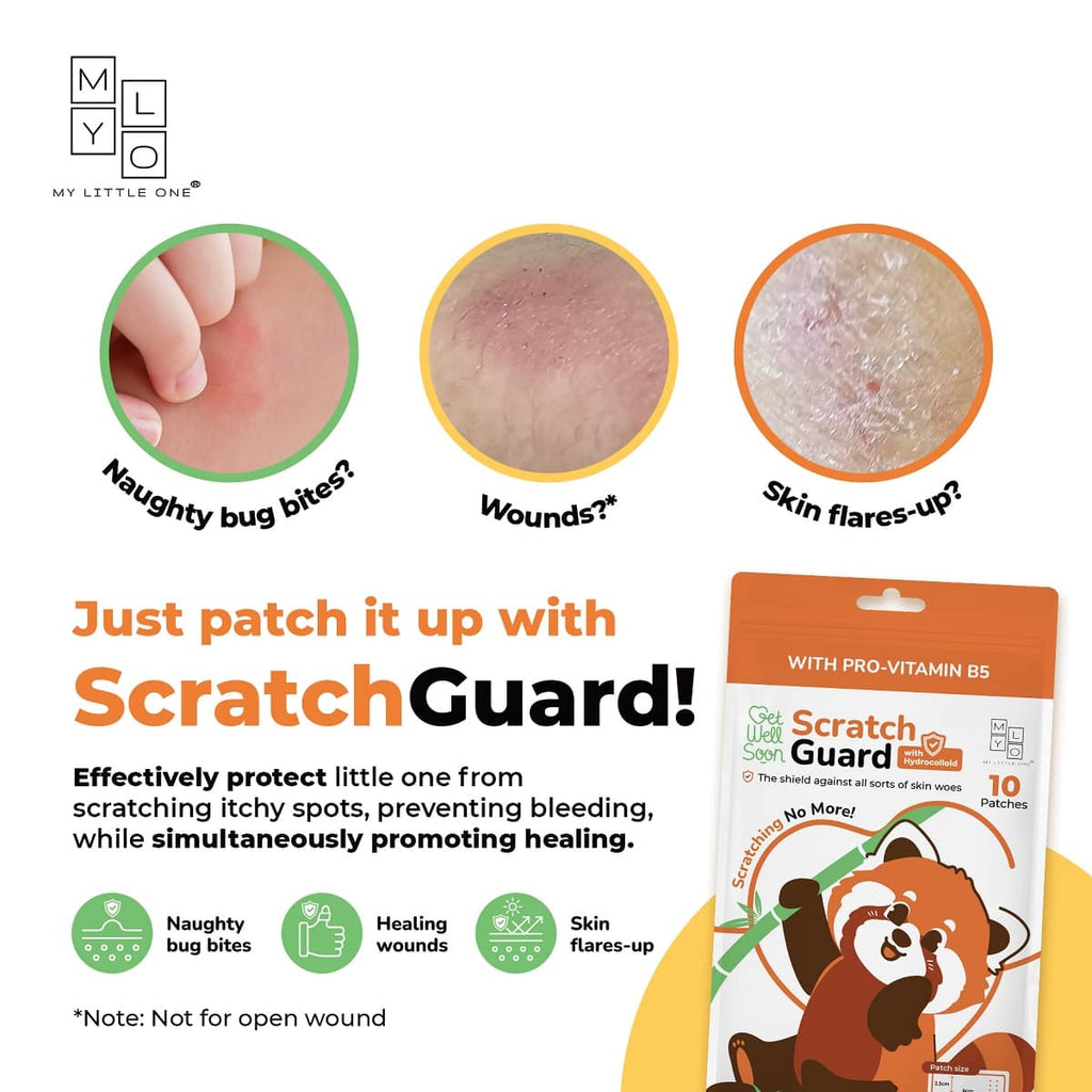 MyLO ScratchGuard Relief Patch (10 patches / pouch) – Adertek Baby & Kids